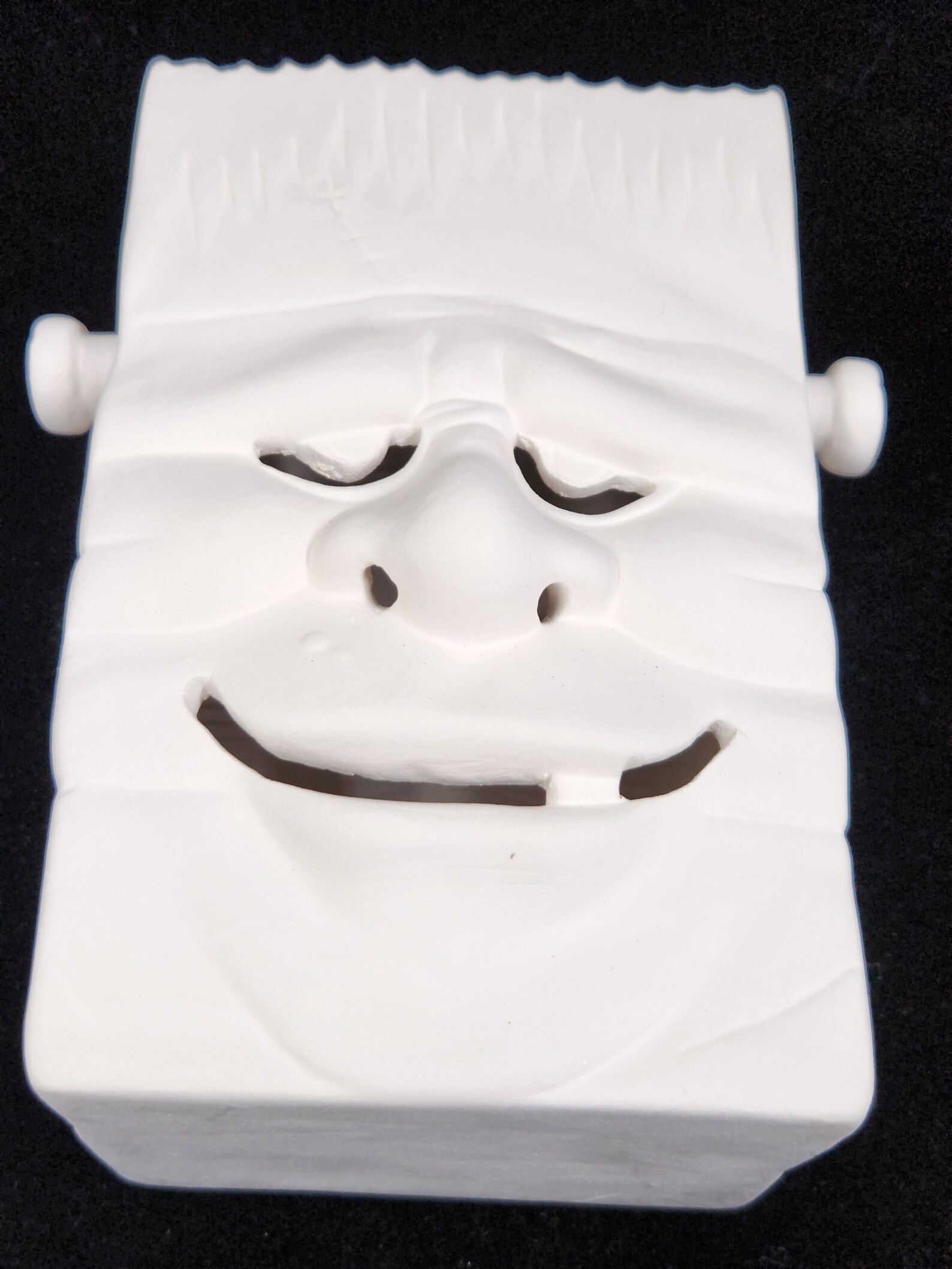 RARE Vintage Ready to Paint Ceramic Bisque Frankenstein Head - Etsy