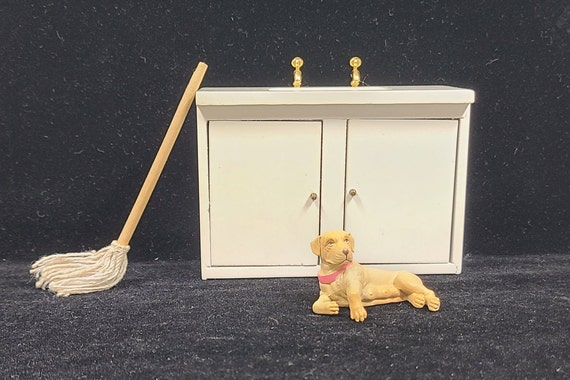 Town Square Miniatures Miniature Dollhouse White Wooden - Etsy