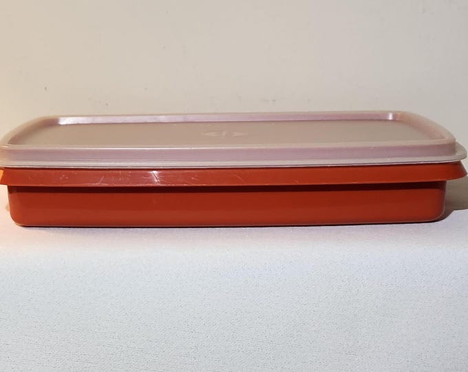 Vintage Paprika Red Tupperware Deli Meat Keeper With Lid 816 Food ...