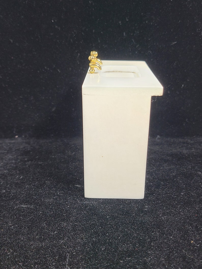 Town Square Miniatures Miniature Dollhouse White Wooden - Etsy