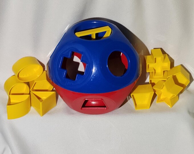 Vintage Tupperware Toys Shape-o Shape Sorter With All Ten Numbered ...