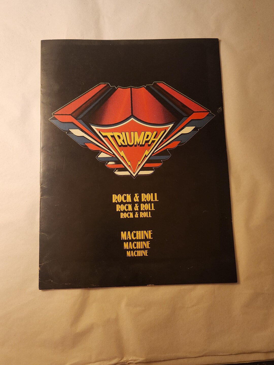 Vintage 1979 Triumph Rock and Roll Machine Concert Tour Program - Etsy
