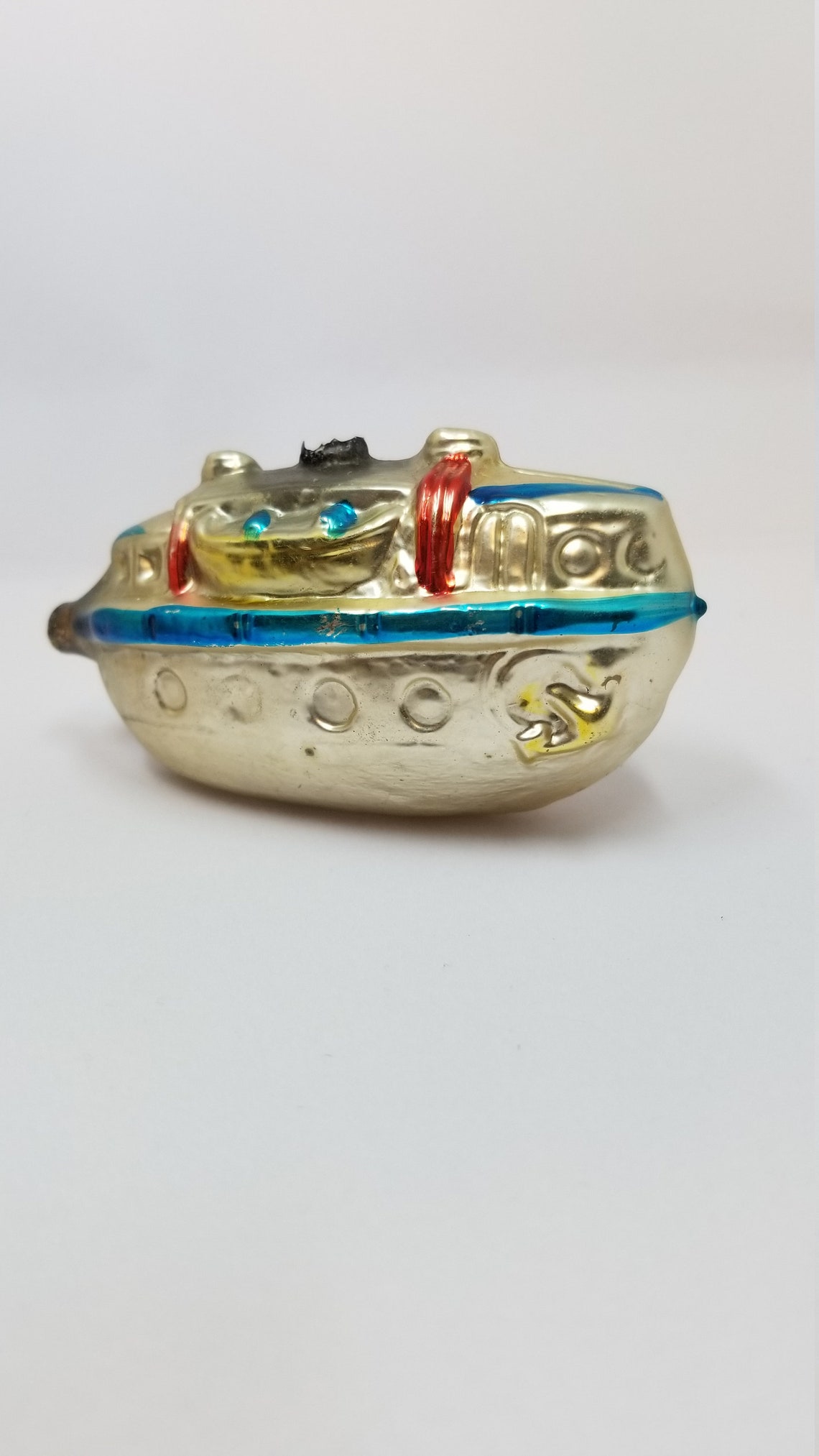 Two Vintage 1950's West Germany Hand Blown Glass Ship | Etsy