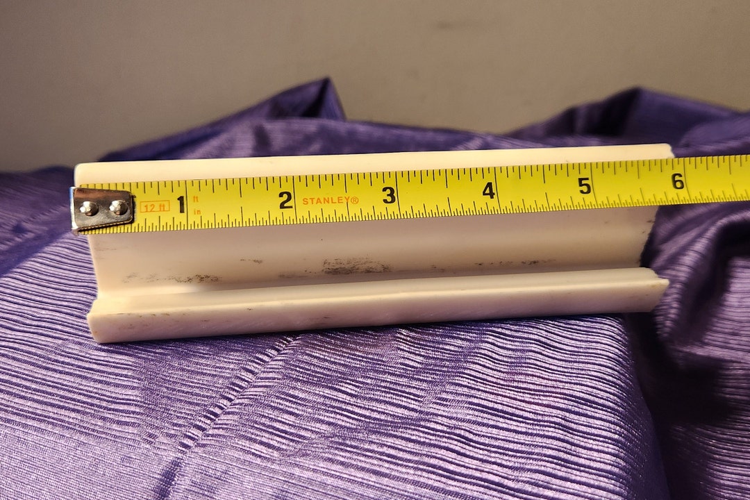 Vintage 6 Bakelite Anchor Design Rod Bakelite Raw Stock Rod Ivory White ...