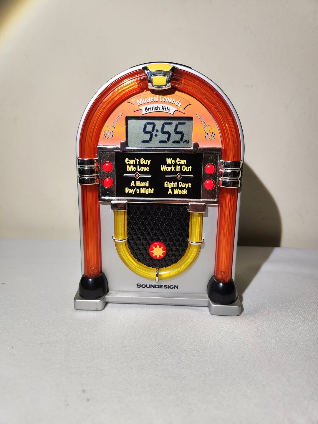1992 Soundesign Musical Legends British Hits Jukebox Alarm Clock - Etsy