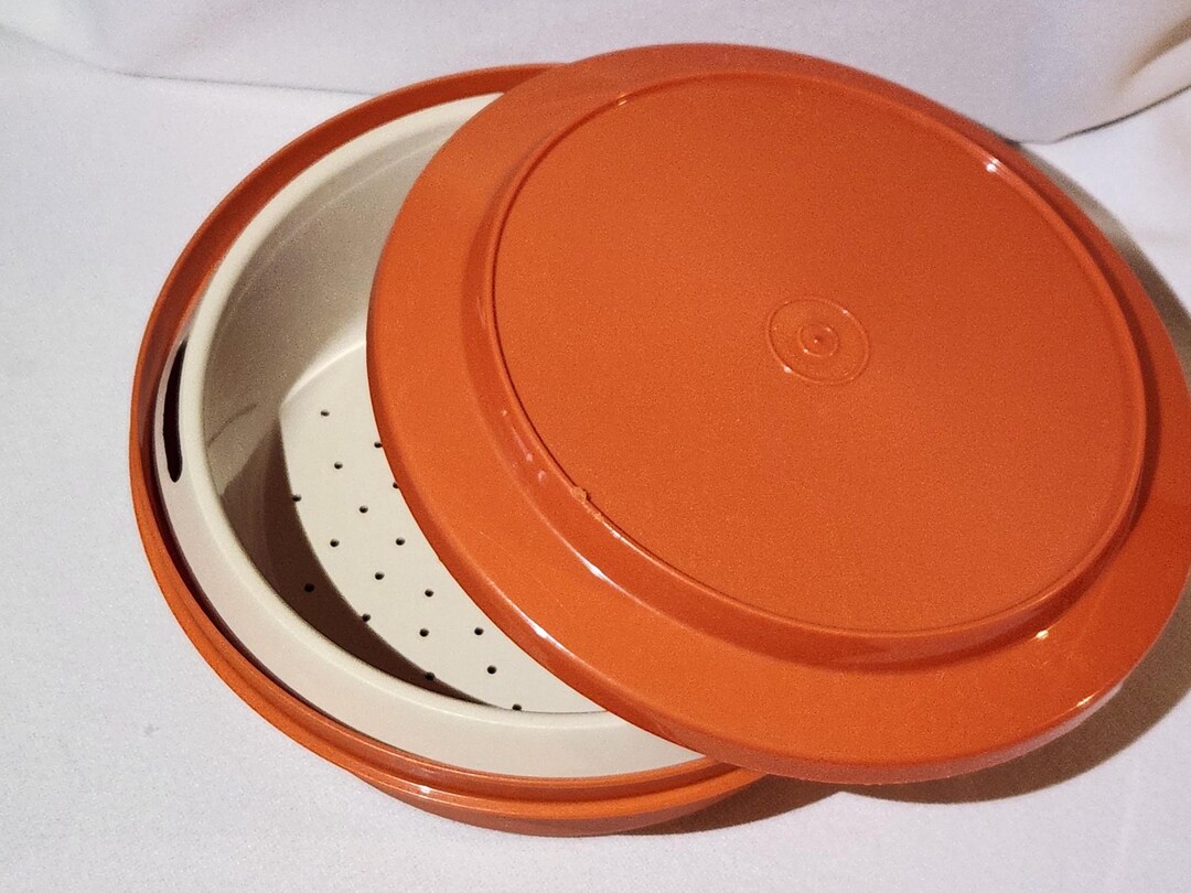 Vintage Tupperware Three Piece Seal N Serve Steamer Container Harvest ...