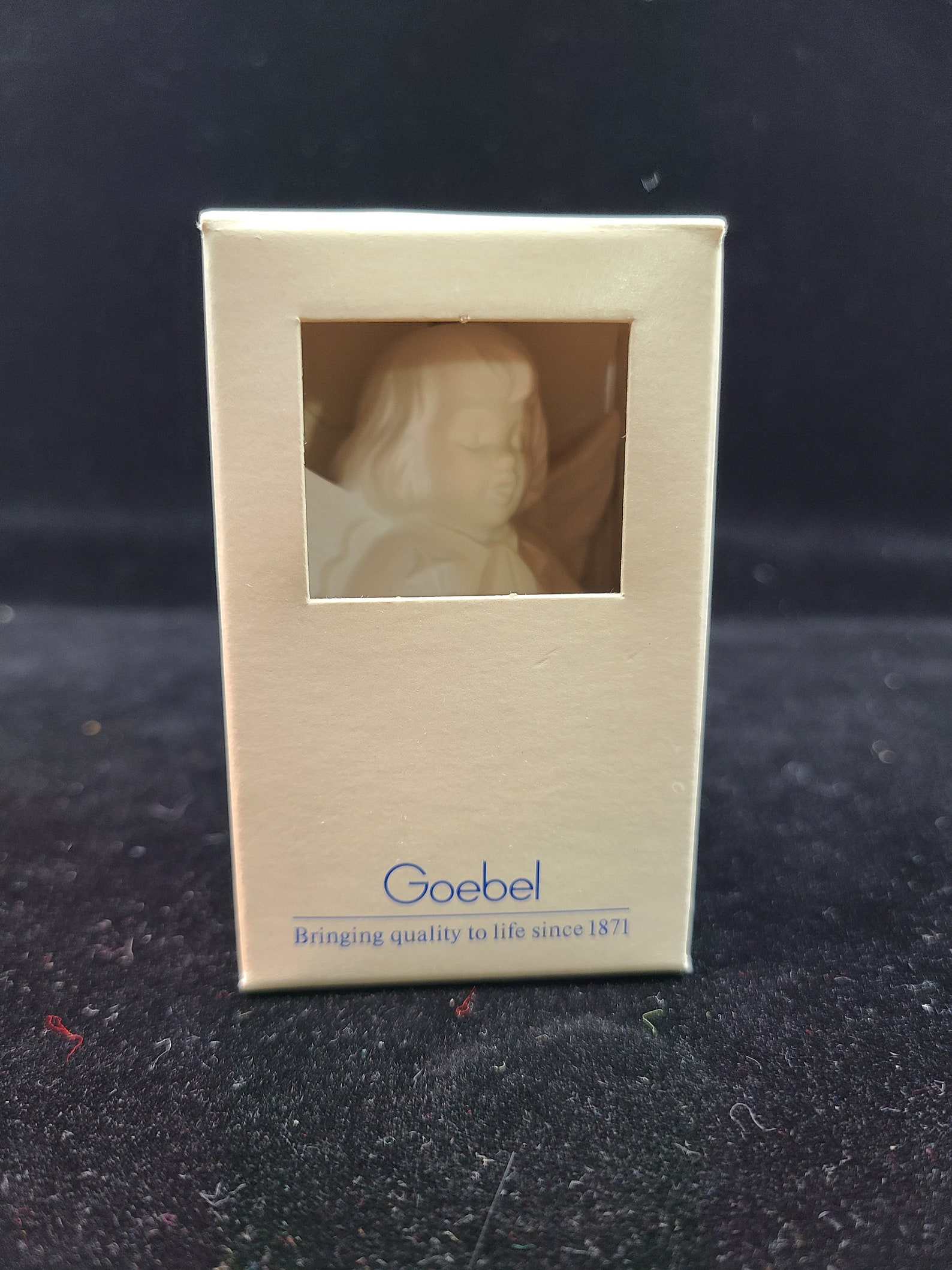 Vintage Goebel 1988 Porcelain Angel Bell Ornament in Original - Etsy