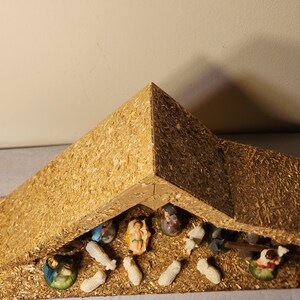 Vintage One Piece Nativity Scene in Original Box Christmas Nativity ...