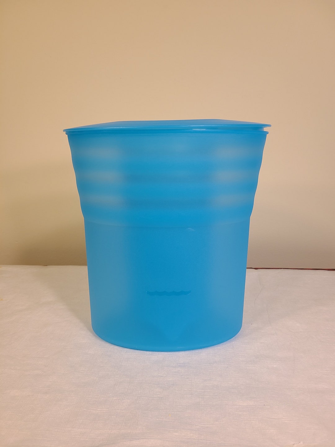 Tupperware Blue Impressions Wine Bottle Cooler - Etsy