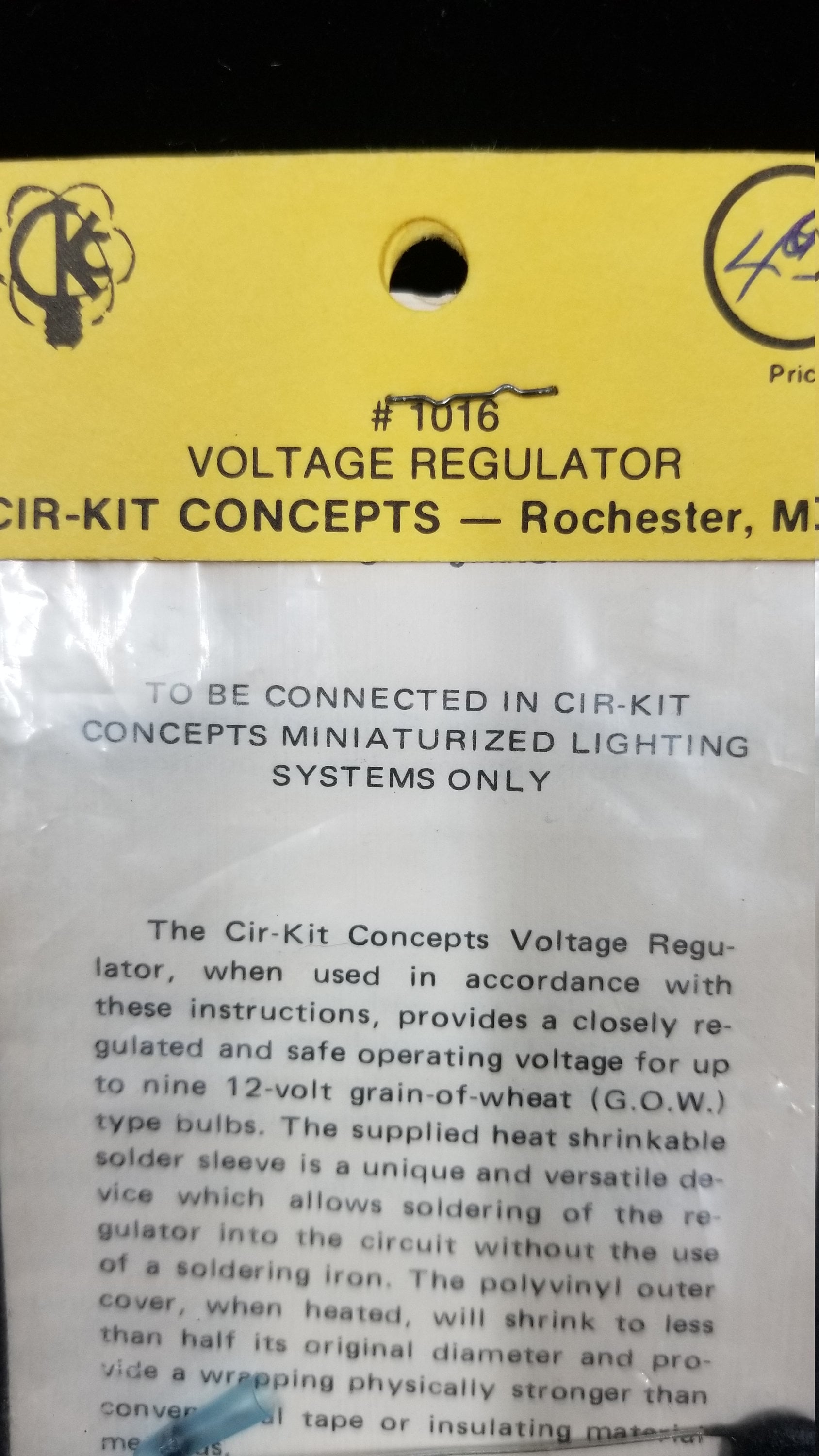 Cir-kit Concepts Inc Miniature Dollhouse Miniature Voltage - Etsy UK