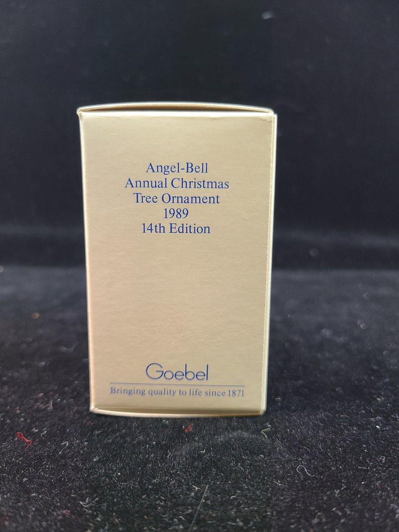 Vintage Goebel 1988 Porcelain Angel Bell Ornament in Original - Etsy