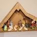 Vintage One Piece Nativity Scene in Original Box Christmas Nativity ...