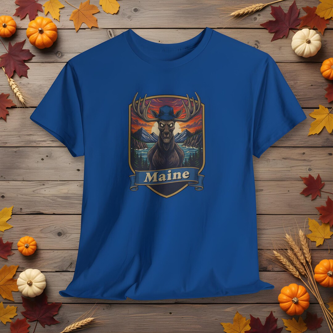 Specter Moose T-shirt | Maine Urban Legend Cryptid Tee - Etsy