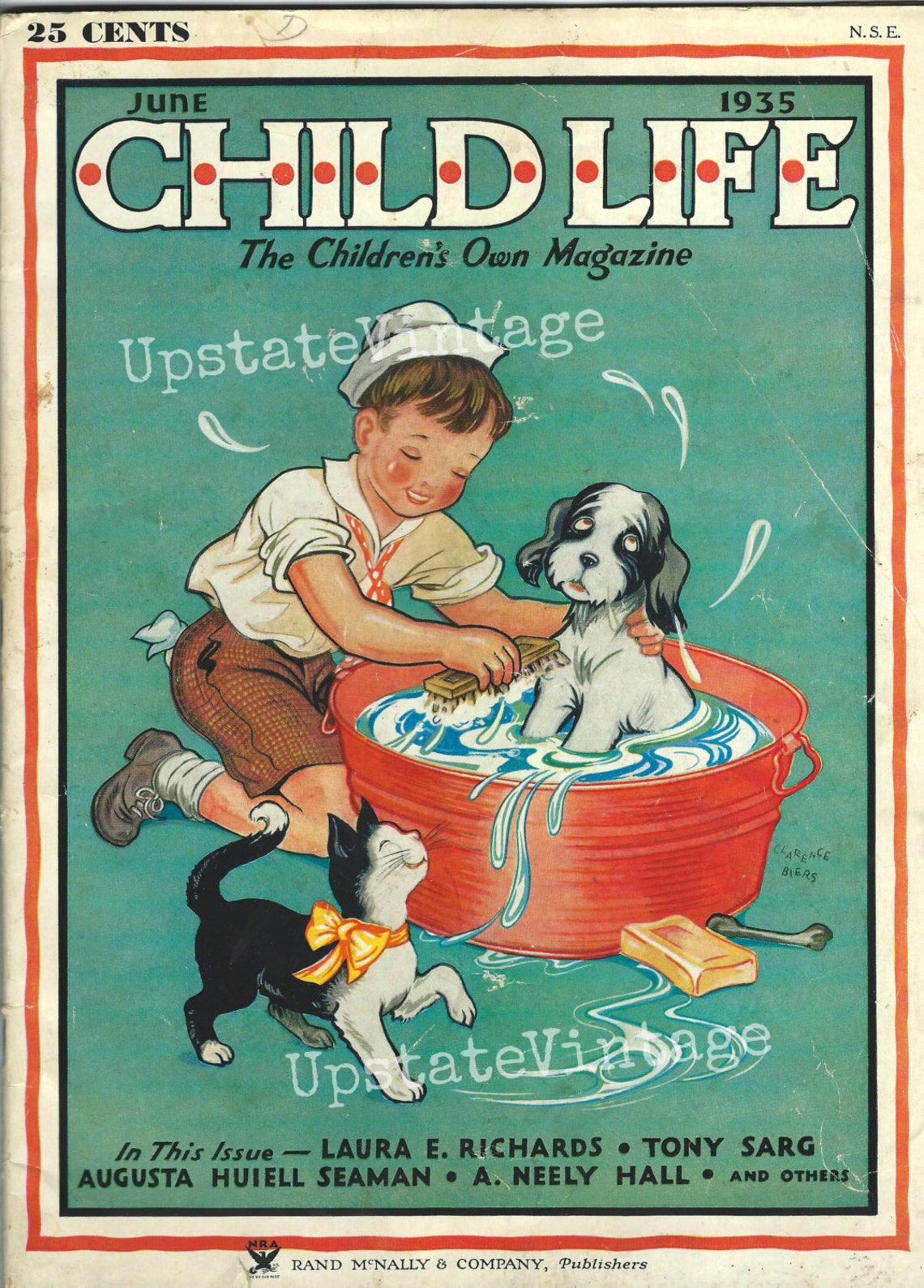 Vintage Child Life Magazine Cover Digital Download, Crafting ...