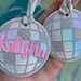 Disco Ball Gift Tags / 3 Inch / Personalized Name / Disco Ball ...