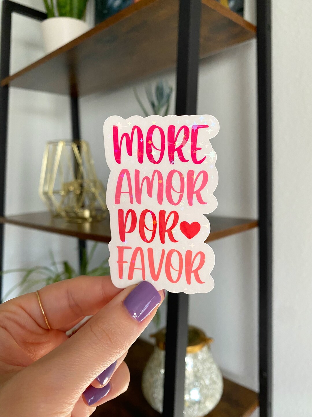 More Amor Por Favor Sticker / Positive Affirmation Stickers / - Etsy