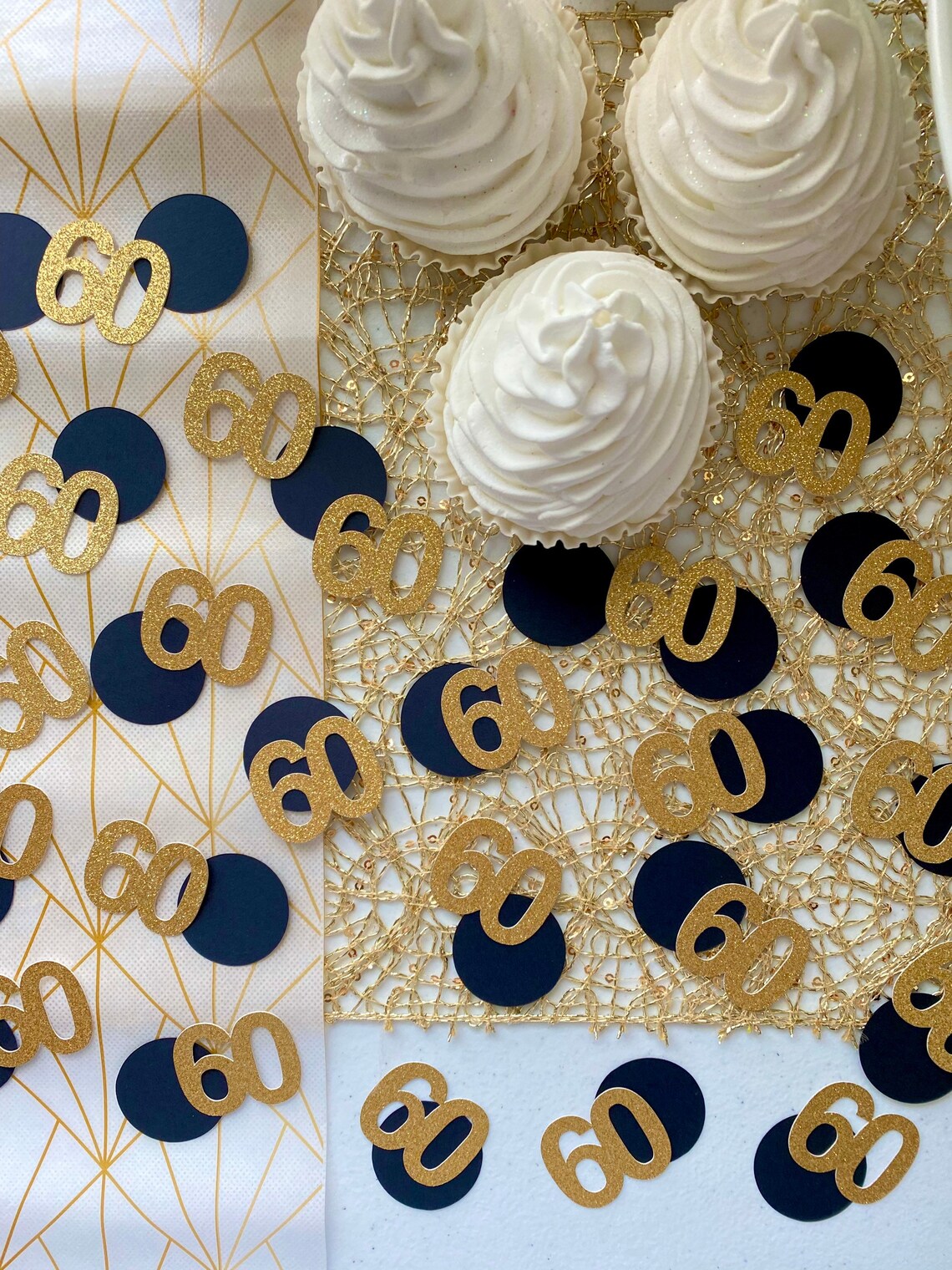60th Birthday Confetti / 50 Pieces / 60th Birthday Party | Etsy