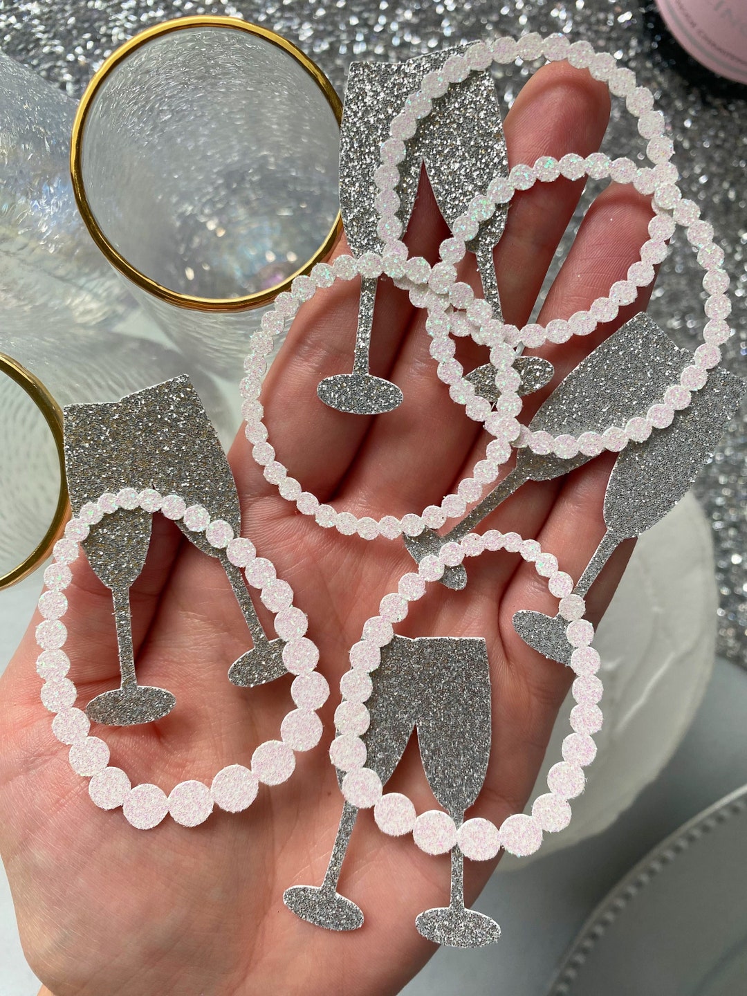 Pearls and Prosecco Bridal Shower / 50 Count Confetti / Pearls and ...