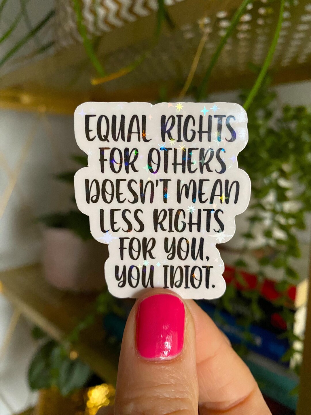 Equality Stickers / Holographic / Diversity Stickers / Equal Rights ...