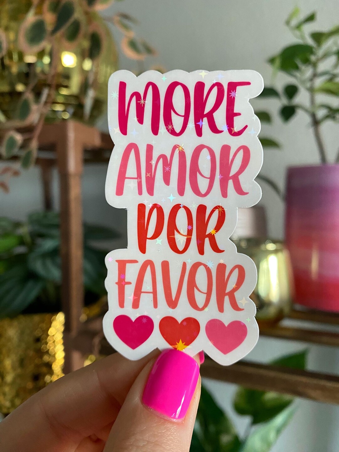 More Amor Por Favor Sticker / Positive Affirmation Stickers / Self Love ...