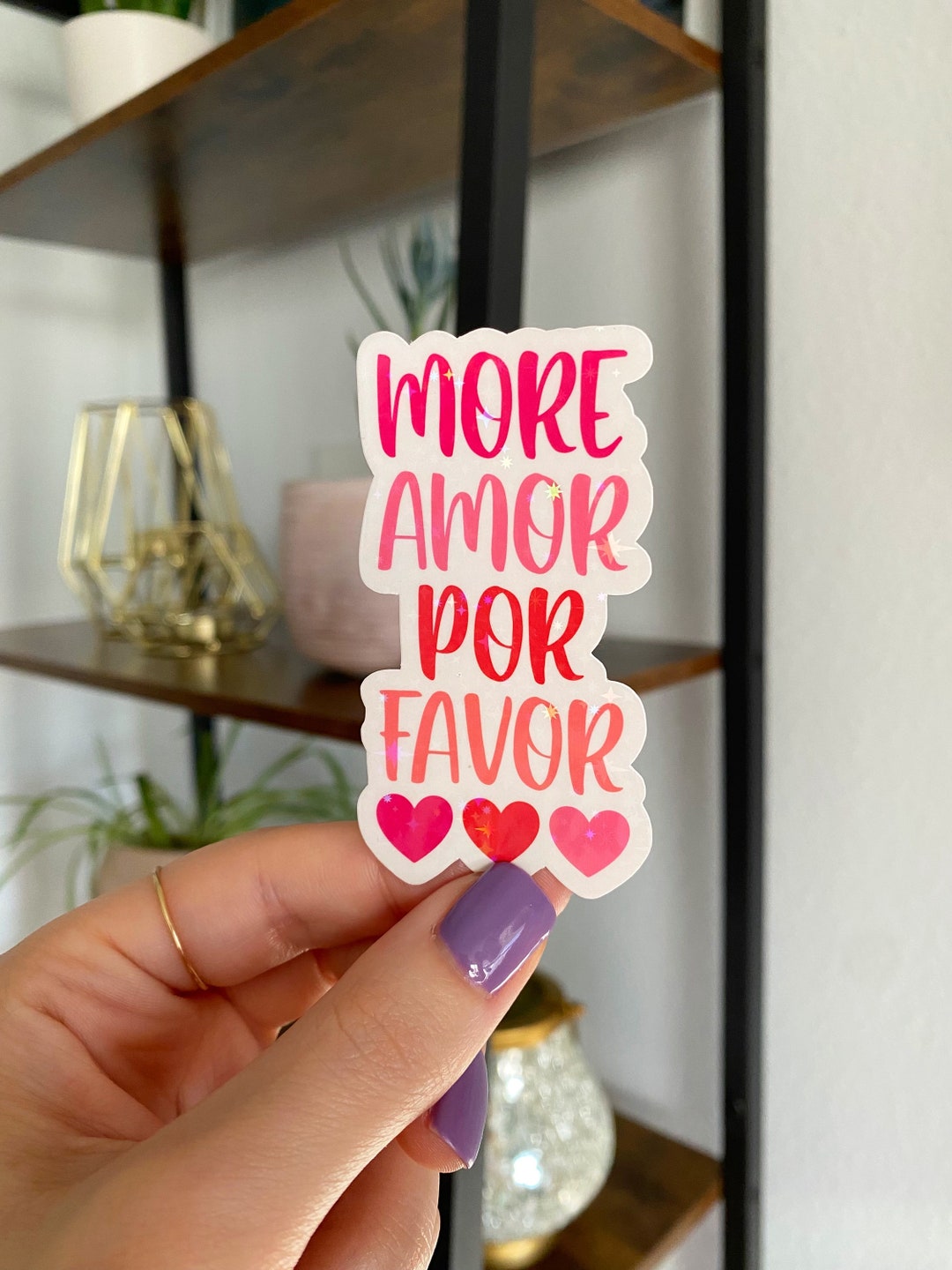More Amor Por Favor Sticker / Positive Affirmation Stickers / Self Love ...