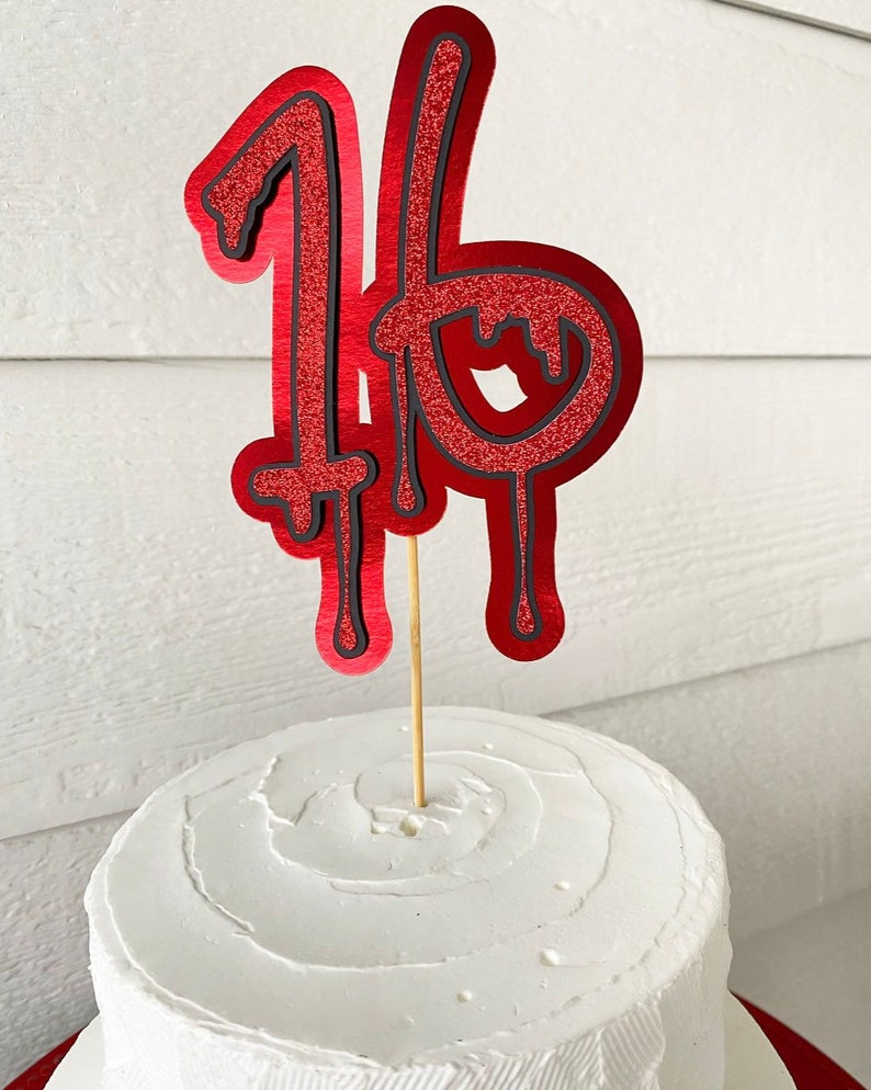 Horror Cake Topper / Custom Age / Horror Birthday Decorations - Etsy