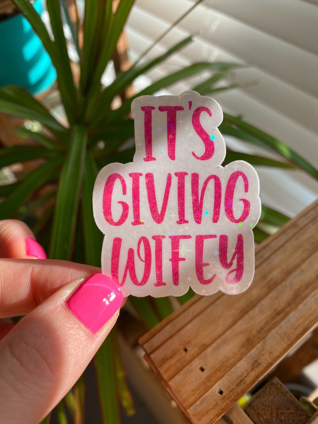 Its Giving Wifey Sticker / in My Wifey Era Sticker / Wifey Stickers ...