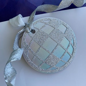 Disco Ball Gift Tags / 3 Inch / Personalized Name / Disco Ball ...