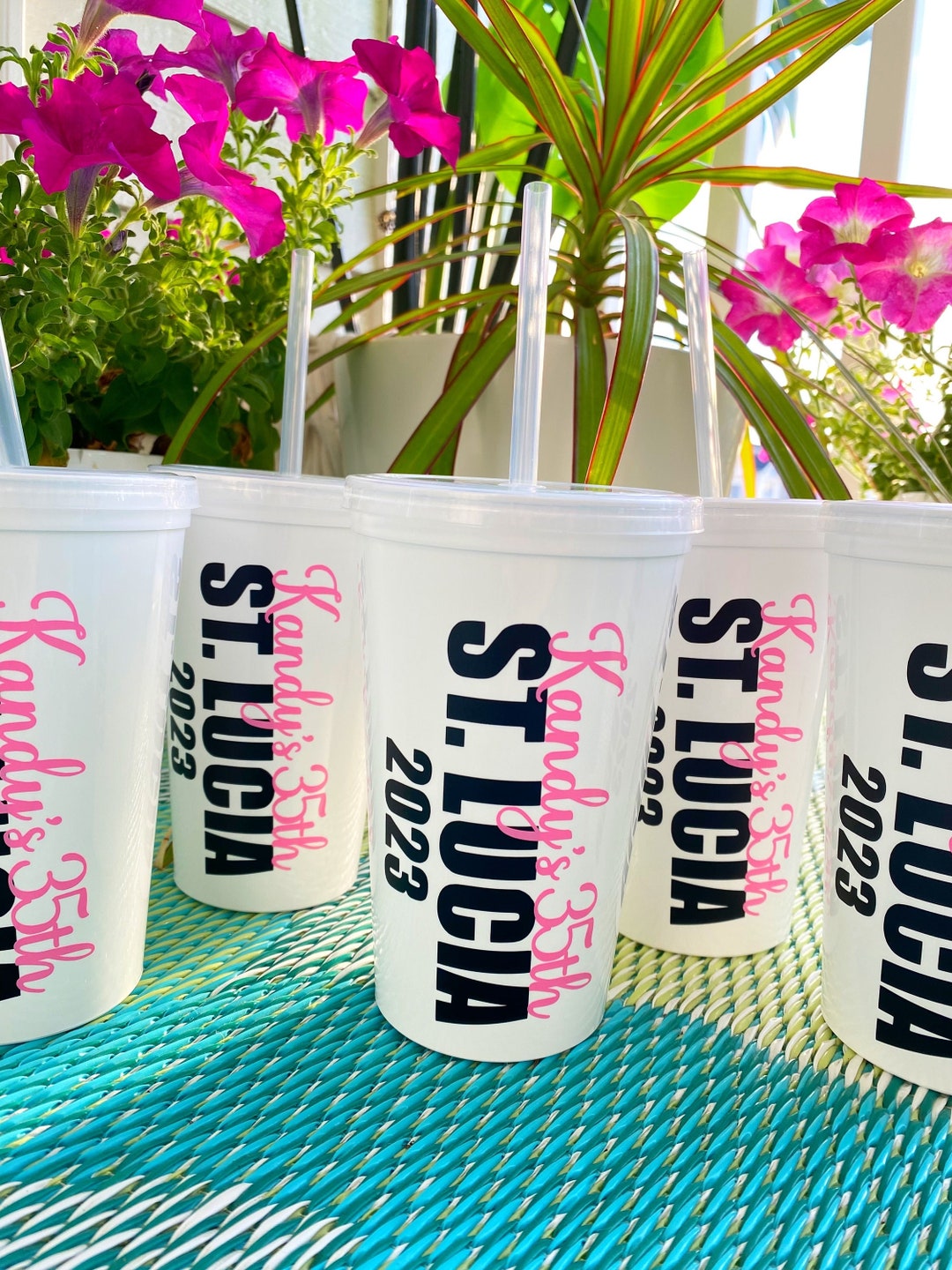 Birthday Trip Cups / 22oz Stadium Cups / Birthday Cups / Girls Trip ...