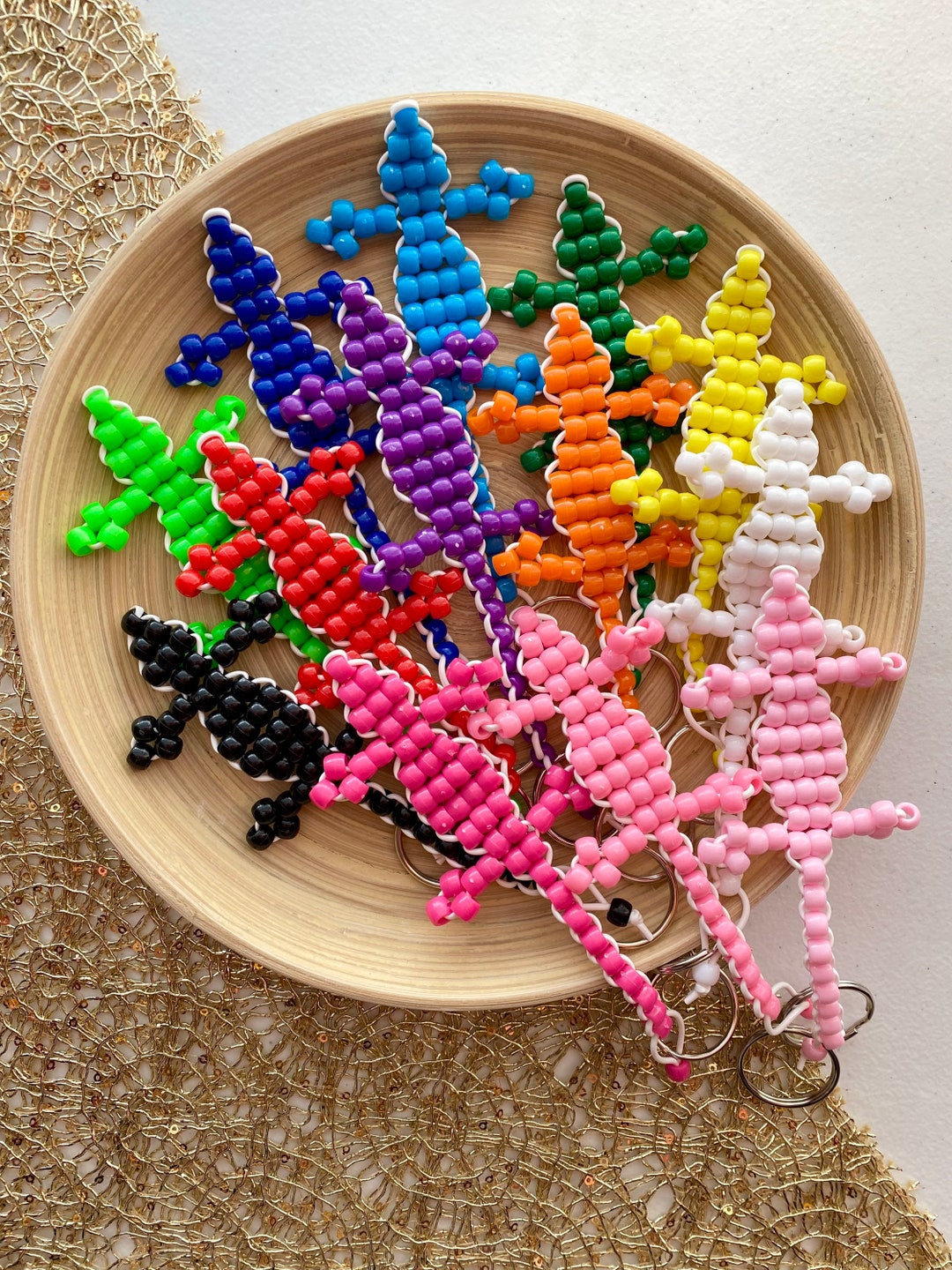 Gecko Keychain / Retro Keychain / Bach to the 90s / 90s Bachelorette ...
