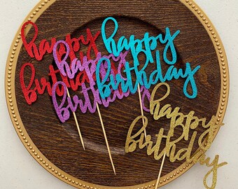 Hbd Cake Topper | Etsy