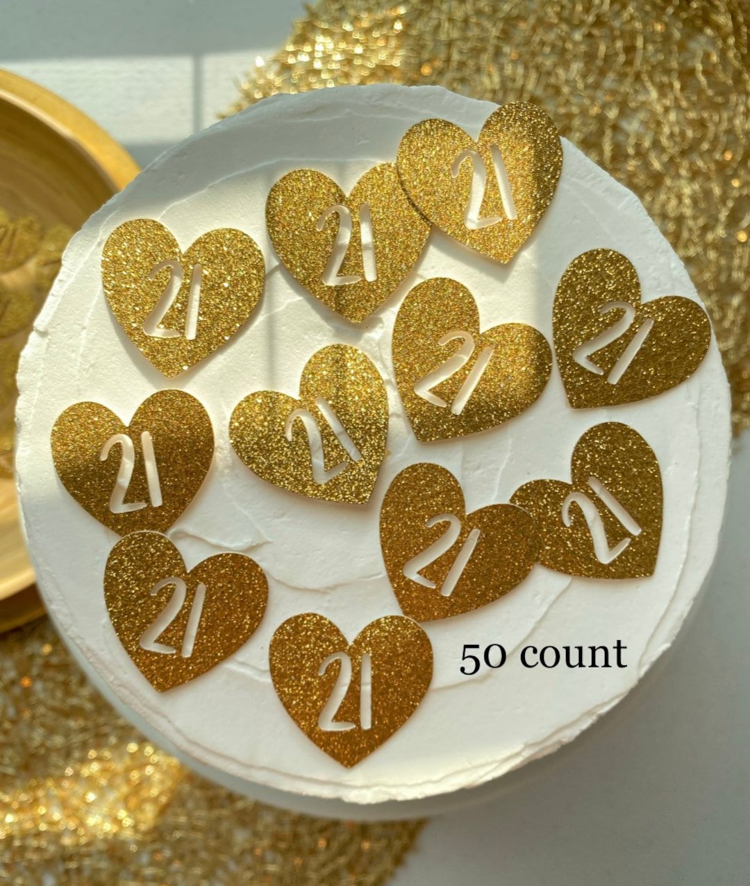 21st Birthday Decorations / 50 Count / 21st Birthday Confetti - Etsy
