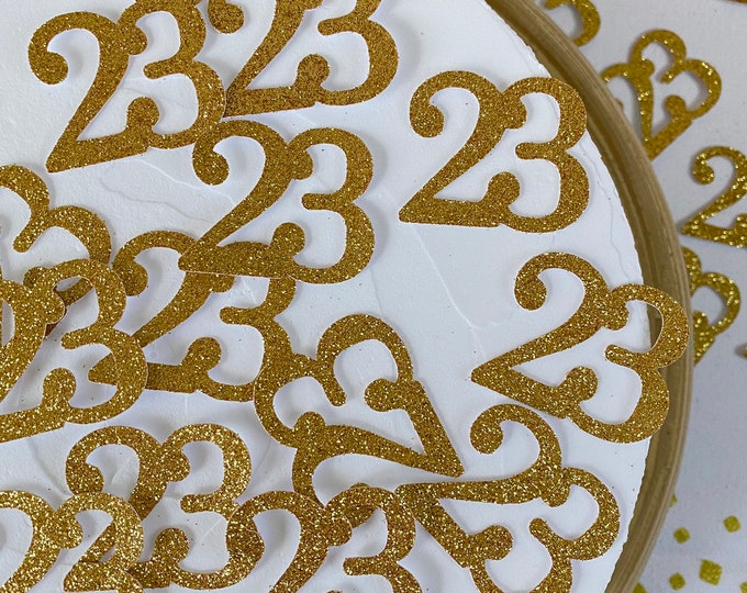 25th Birthday Decorations / 50 Count / 25th Birthday Confetti - Etsy