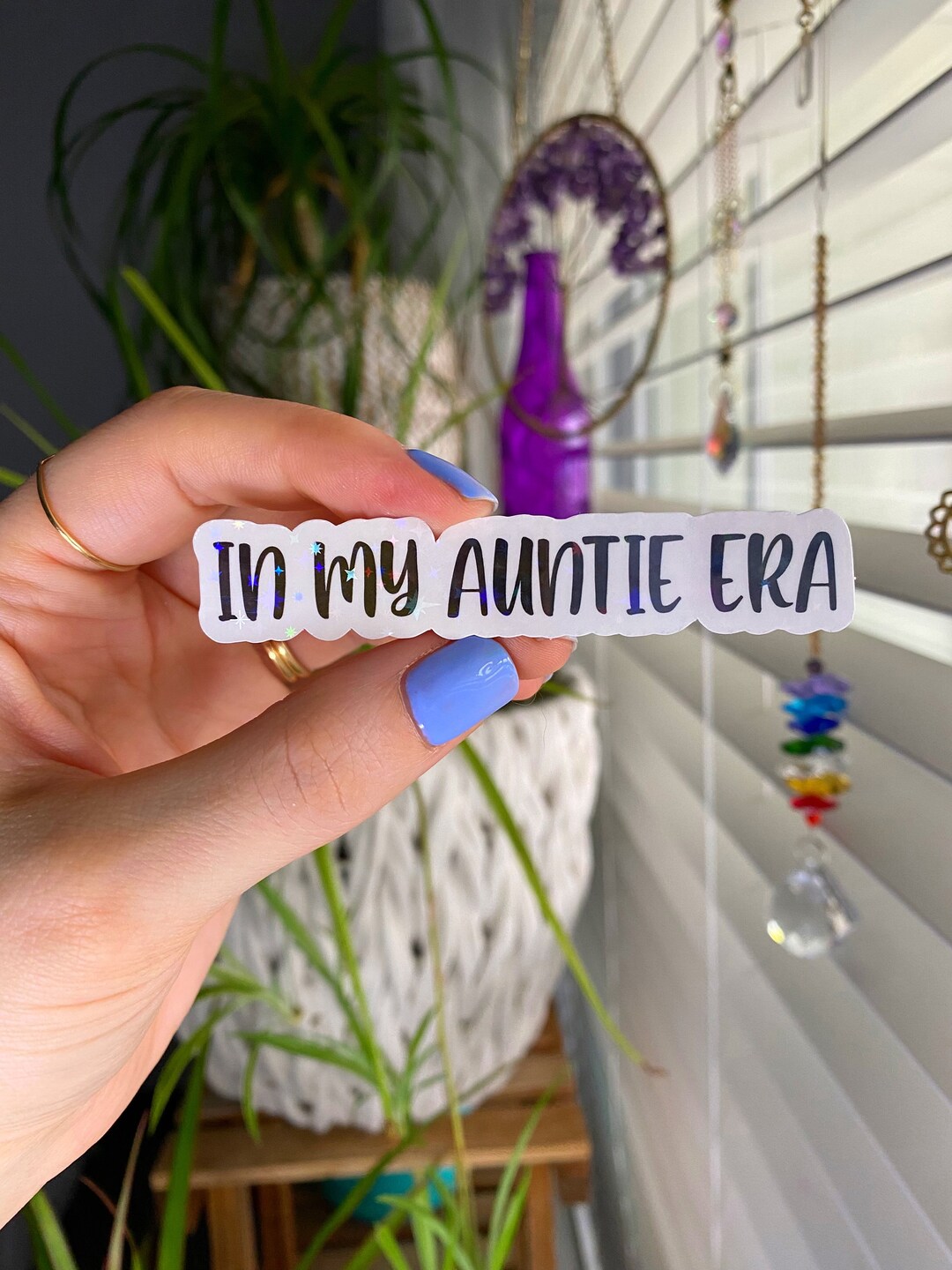 In My Auntie Era Sticker / Holographic Stickers / Auntie Stickers ...