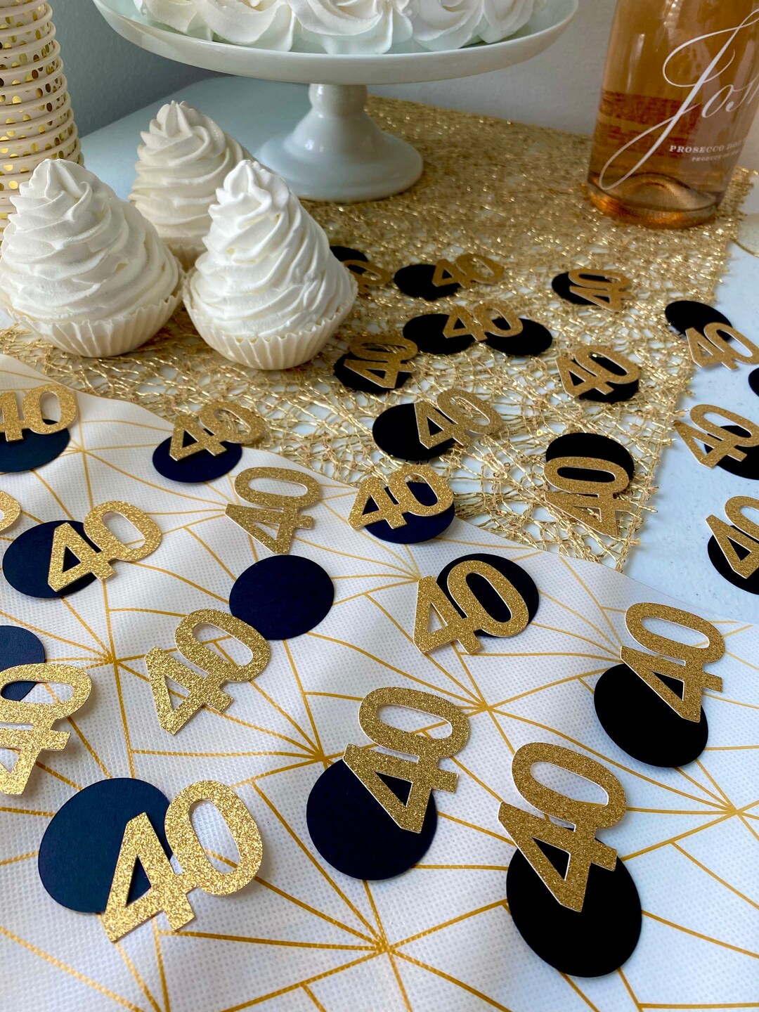 40th Birthday Confetti 50 Count / 40 and Fabulous / Forty and Fabulous ...