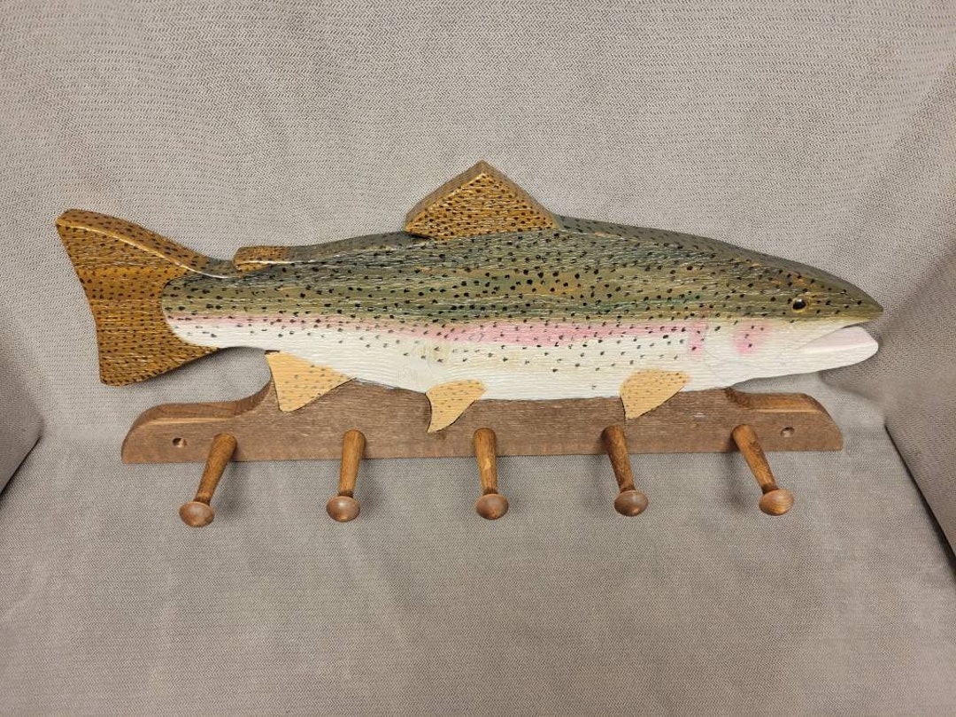 Rainbow Trout Coat Holder - Etsy