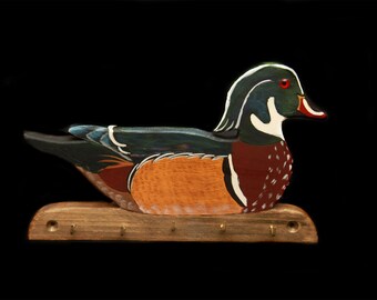 Wood Duck Key Rack - Etsy