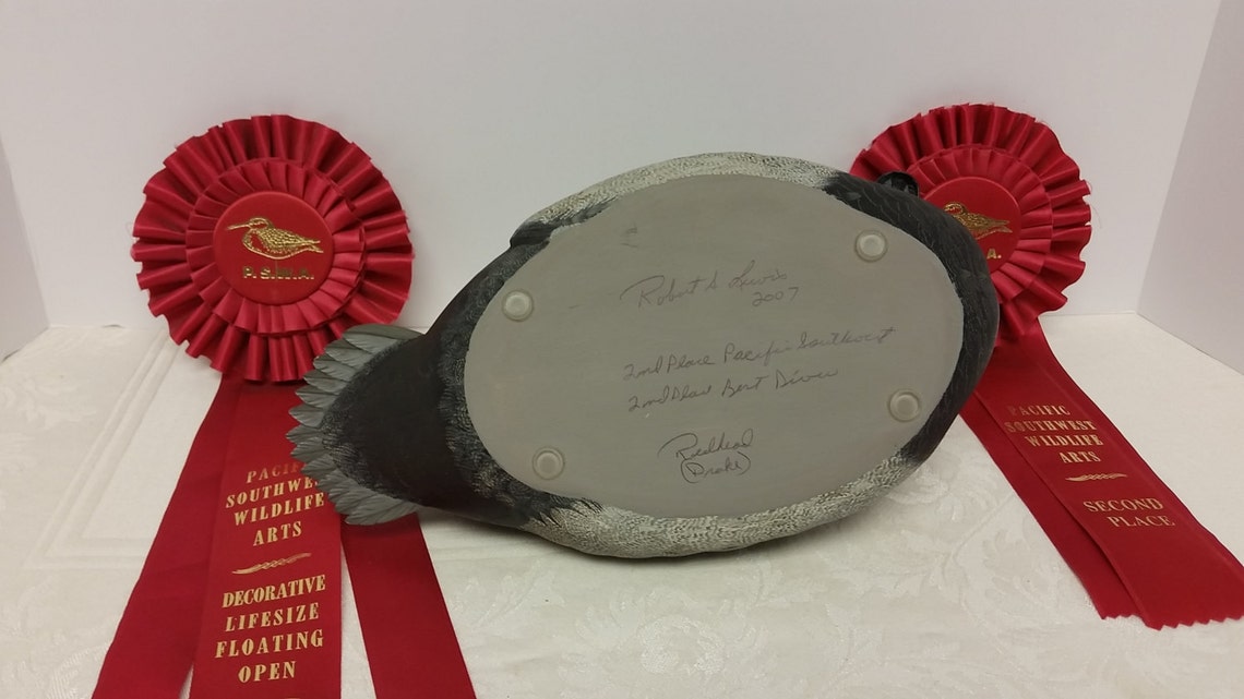 Drake Redhead, Ribbon Winner - Etsy