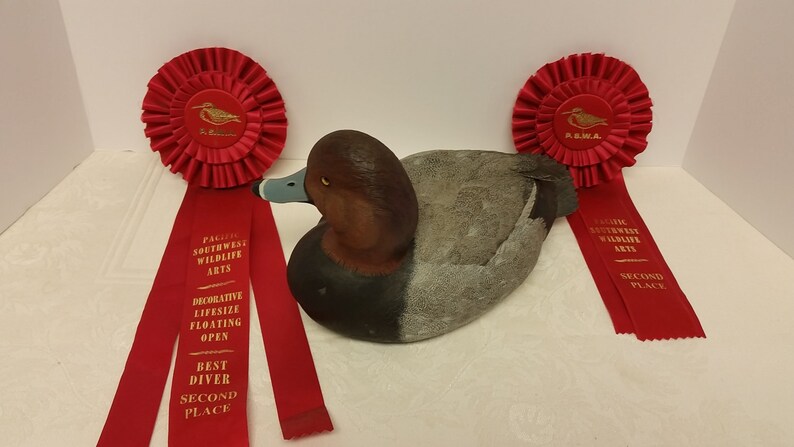 Drake Redhead Ribbon Winner | Etsy