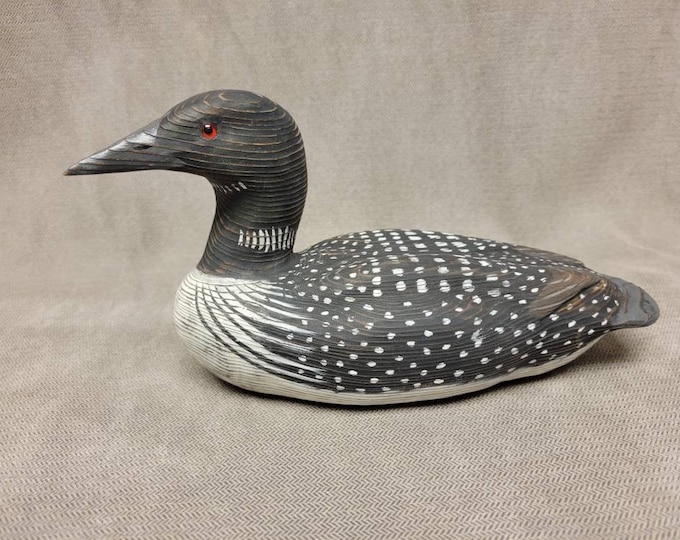 Hand Carved Common Loon Decoy Robert Kelly Woodcarving - Etsy Canada
