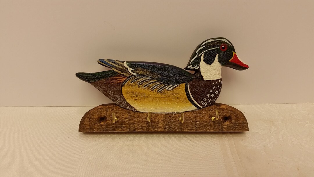 Wood Duck Key Holder - Etsy