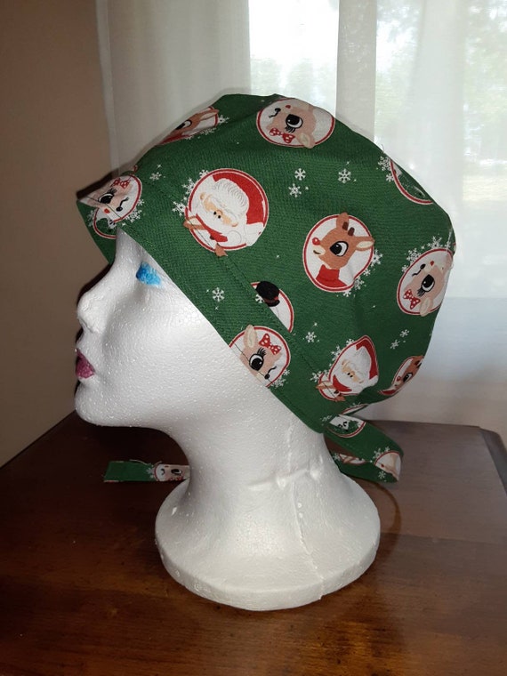 Rudolph the Red Nosed Reindeer Surgical Scrub Cap - Etsy