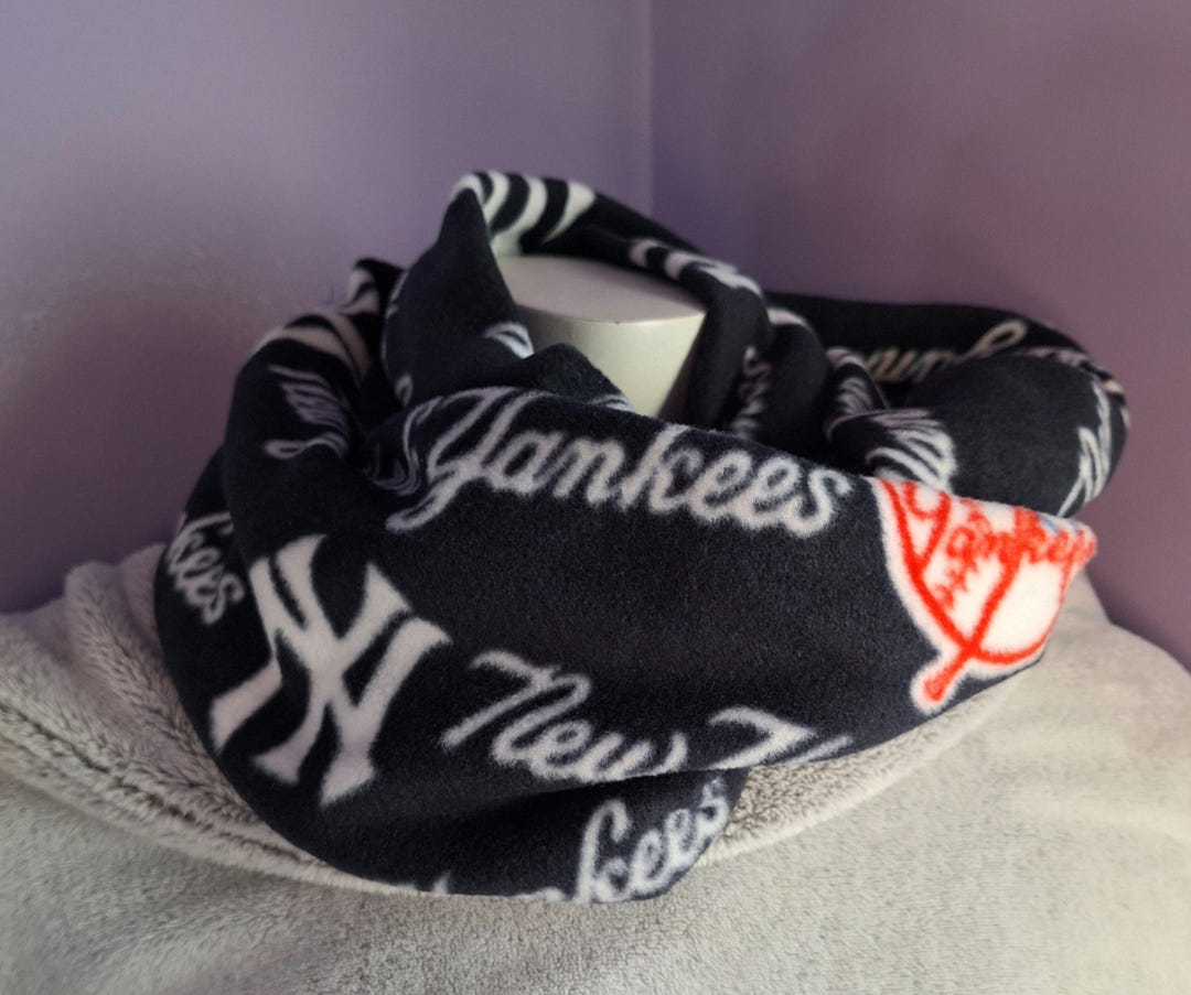New York Yankees Fleece Infinity Scarf - Etsy