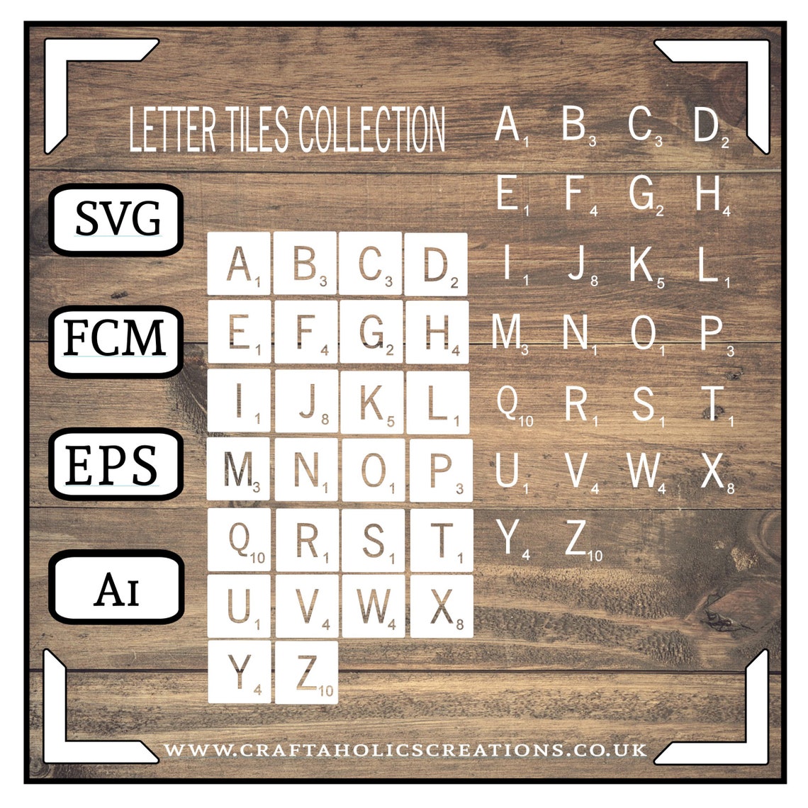 Scrabble 'like' Letter Tiles Collection.............. | Etsy