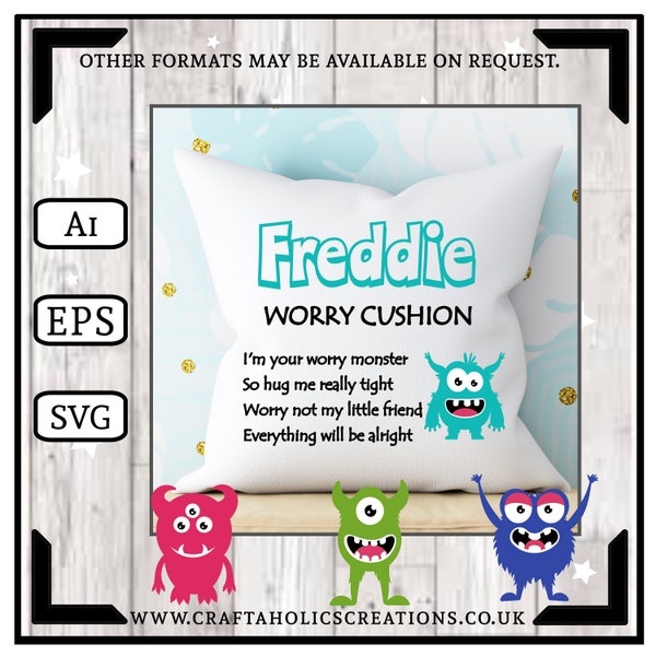 Monster Cushion - Etsy