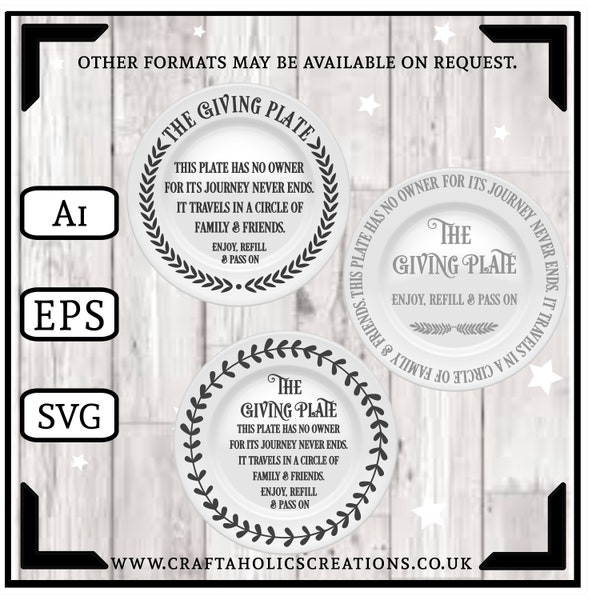 Giving Plate - Etsy