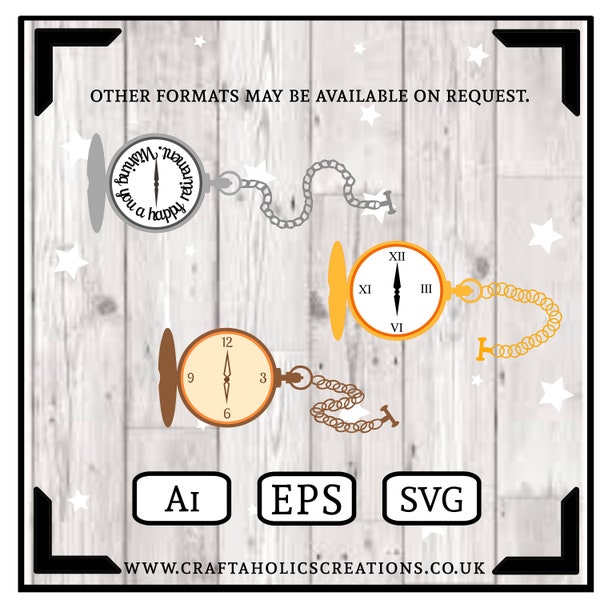 Pocket Watch Svg - Etsy