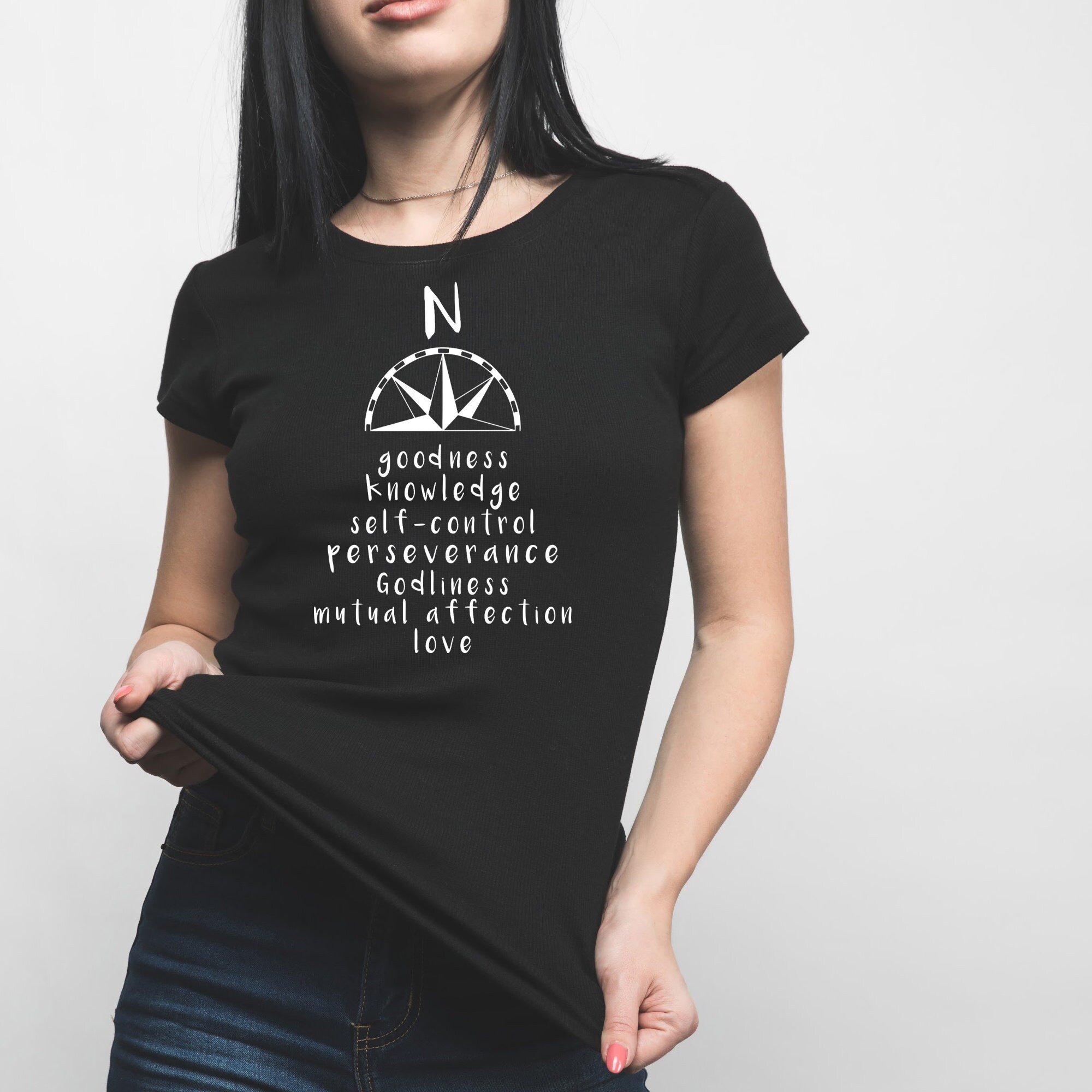 Compass SVG File, God's Commands, North Star, Religious Saying, Digital ...
