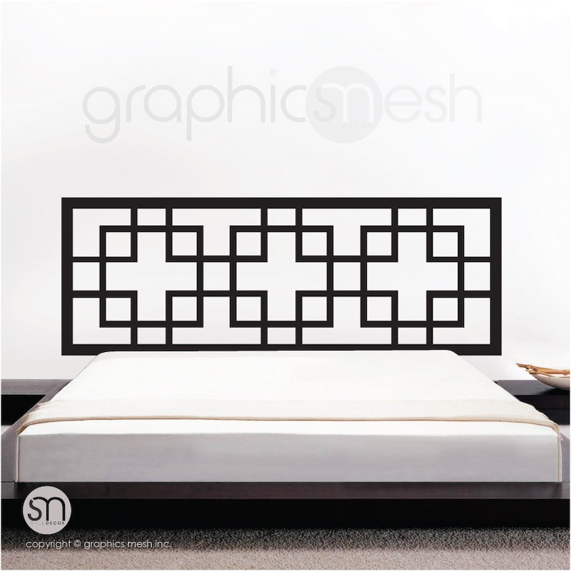 Wall Decal Headboard - Etsy