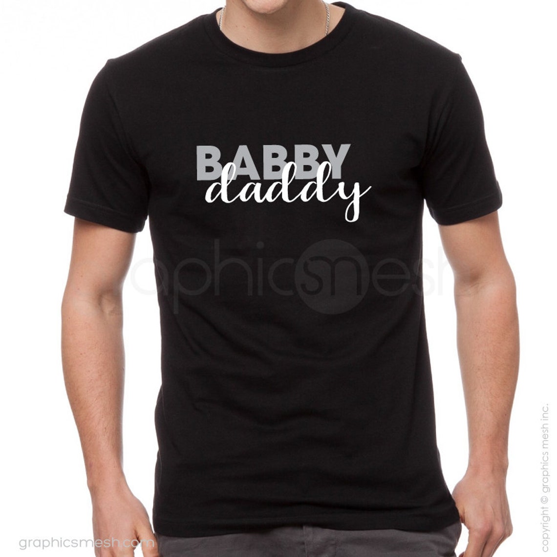 T-shirt "baby Daddy" Funny Tee Humor Shirt to Inspire - Great Gift Idea ...